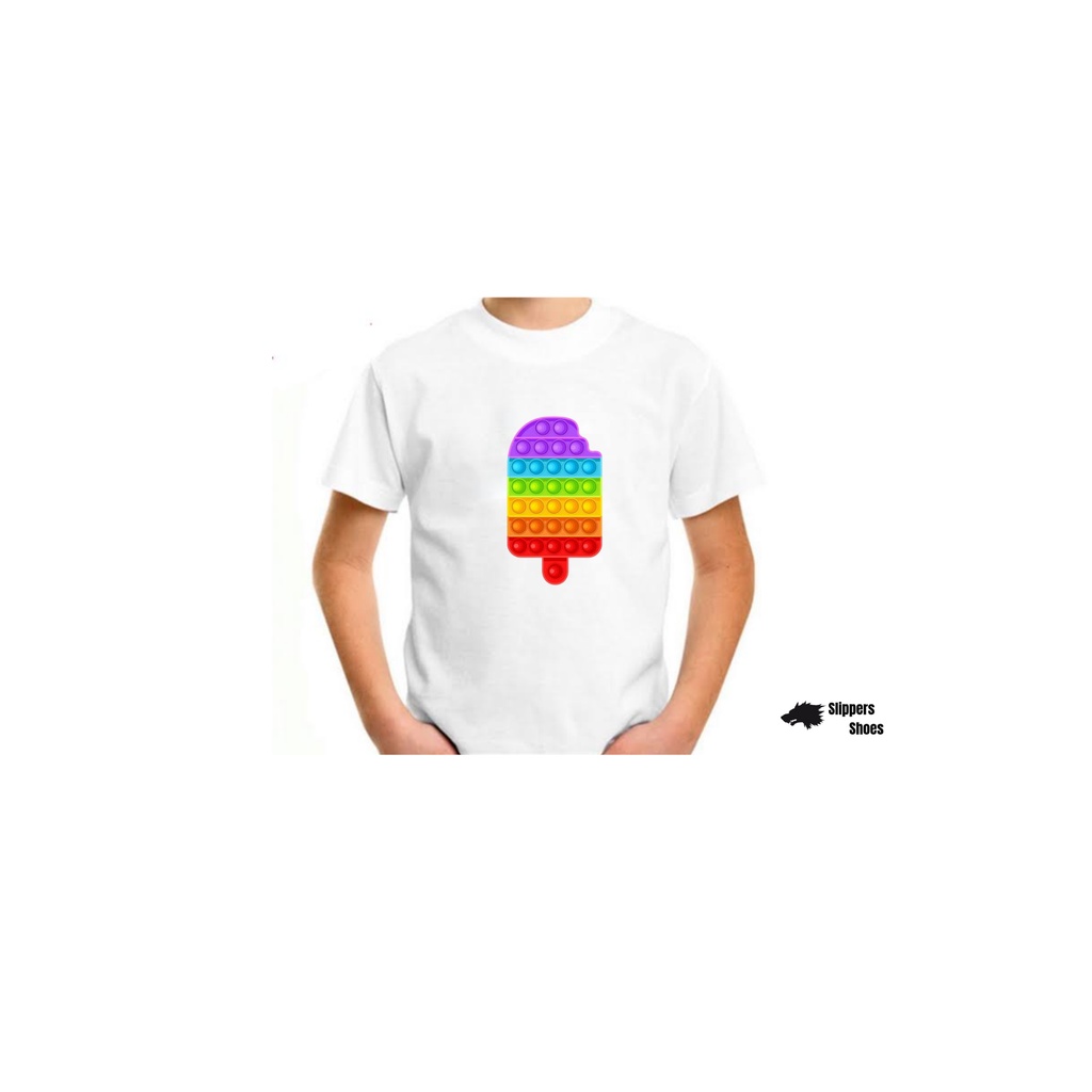 Camisa Pop it Infantil unissex | Shopee Brasil