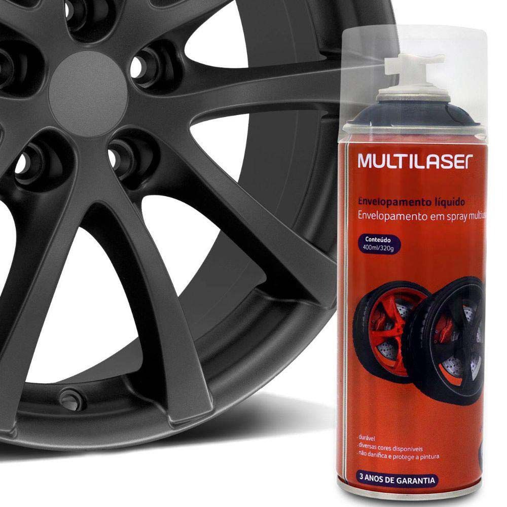 Esprei de Tinta Envelopamento Liquido Emborrachado Grafite | Shopee Brasil