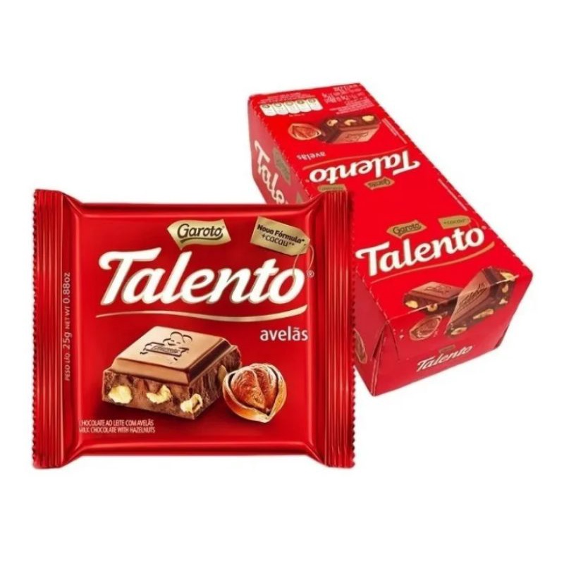 Chocolate Talento Avelã 90g | Shopee Brasil