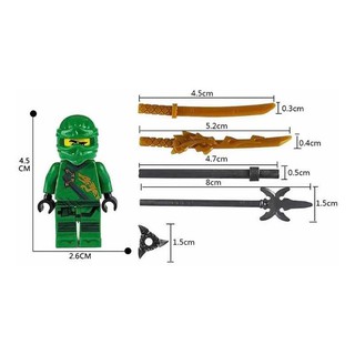 Boneco NinjaGo filme desenho Monta Brinquedo Kit 8 Bonecos Ninja Go ...