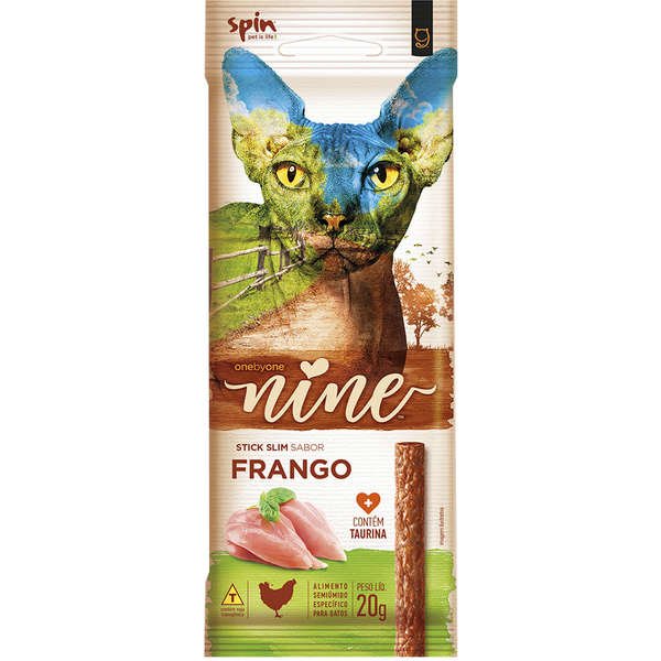 Bifinho Spin Pet Nine Stick - Frango 20 GR | Shopee Brasil