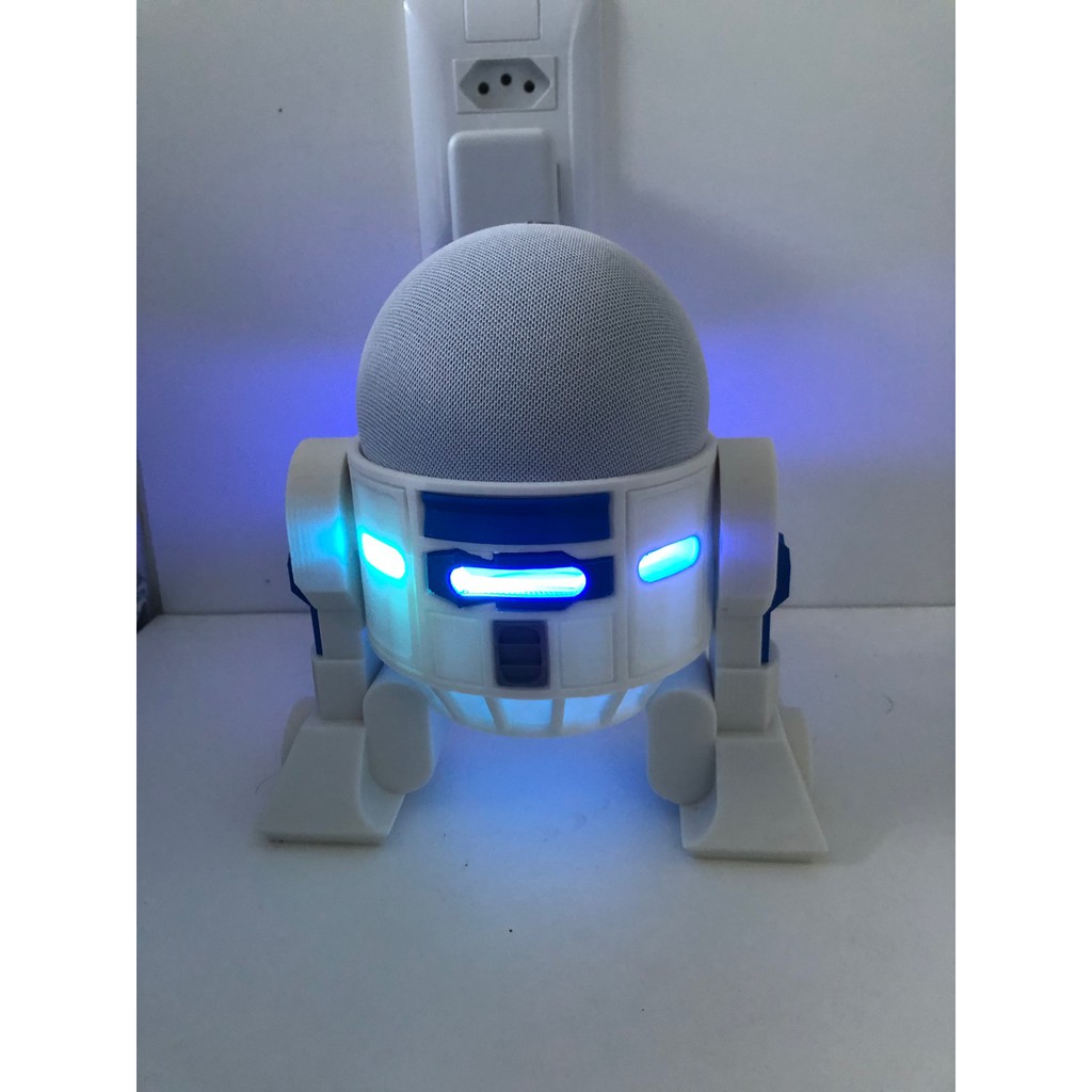 Suporte Alexa Star Wars Echo Dot 4 Geração Droid R2D2 Oferta relâmpago ...
