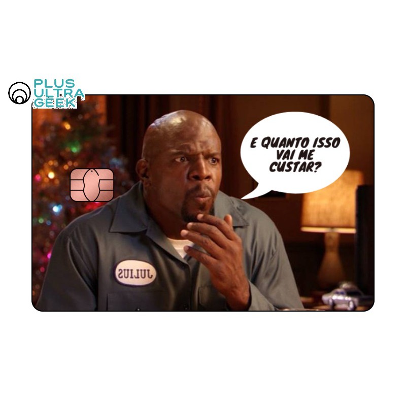 Adesivo Para Cartão De Crédito e Debito Julius Meme E quanto Isso Vai ...