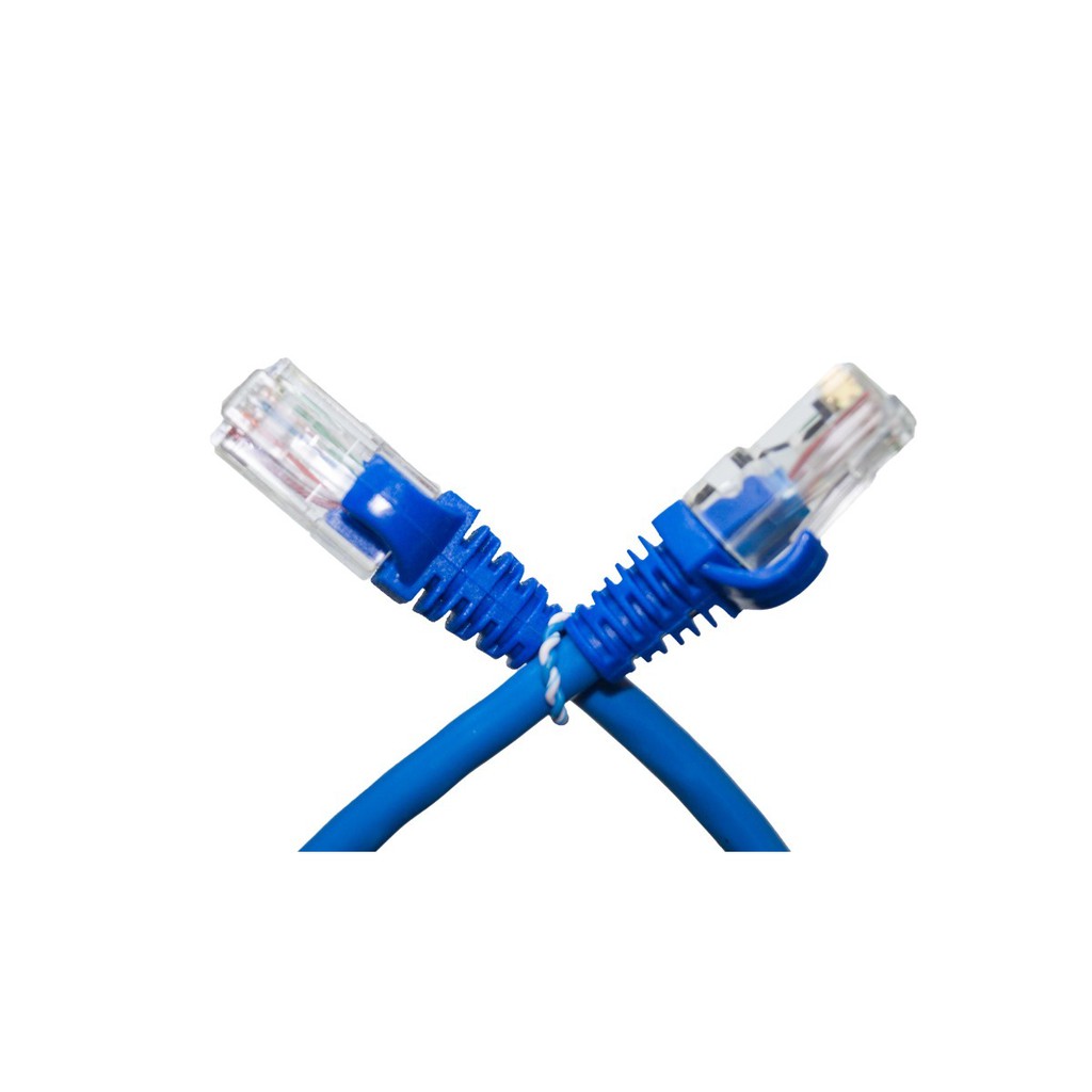 Cabo Rede Cat6 Com Conector Rj45 - 6 Metros Azul | Shopee Brasil