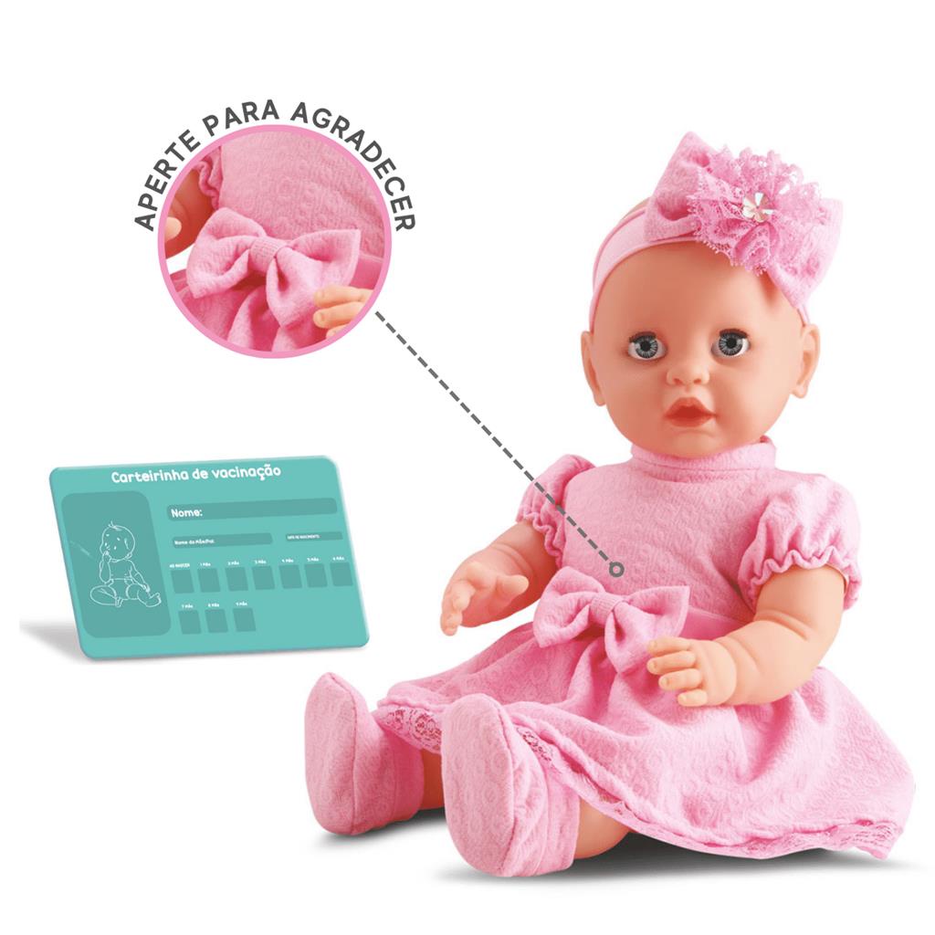 Brinquedo Boneca Baby Amem Reza Pai Nosso c/ Som e Acessorio | Shopee ...