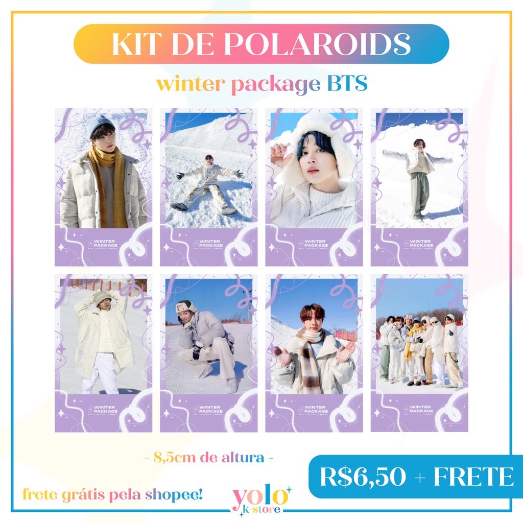Kit de Polaroids - Winter Package BTS | Shopee Brasil