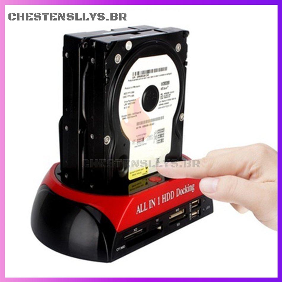 Grande Promo O Tudo Em 1 HDD Docking 2.5 "/3.5 " Leitor De Cartão IDE ...