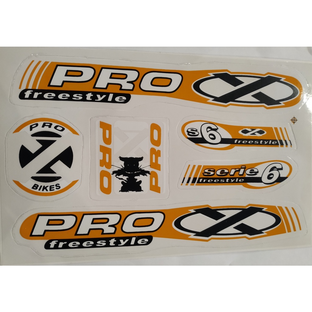 Adesivo Bicicleta Pro-x Serie 6 Cross Bmx Bike | Shopee Brasil