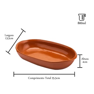 Kit Feijoada Cerâmica Barro 5 Peças 1a2 Pessoas Restaurante Refratario ...