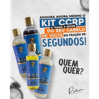 Robson Peluquero Ccrp Cronograma Capilar 4 Passos(Original) | Shopee Brasil