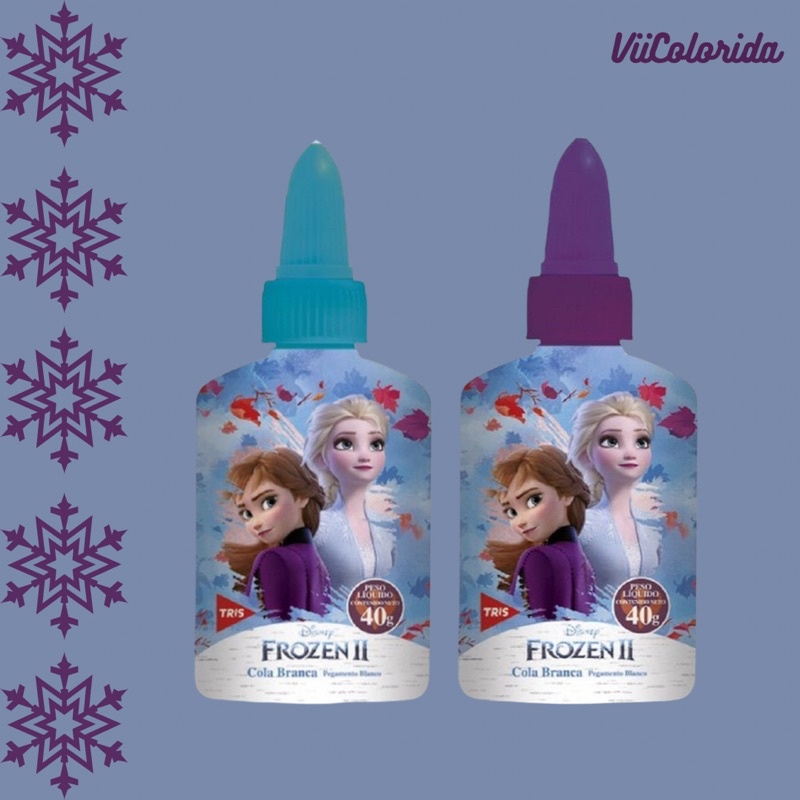 Cola branca da Frozen 40g da Disney Ana Elsa e Olaf | Shopee Brasil