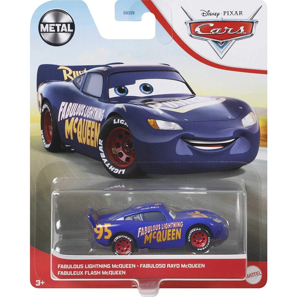 Disney Cars 3 Mcqueen Fabulous Azul Miniatura Filme Carros | Shopee Brasil