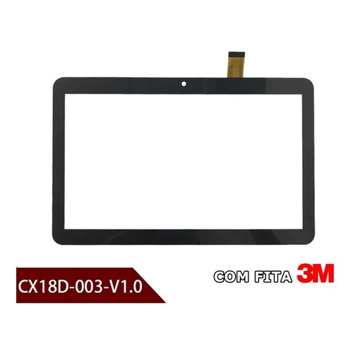 Tela Touch Vidro Para Tablet How Ht-1001g Ht-1001 Go 10.1 | Shopee Brasil