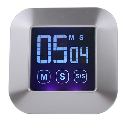 Timer Digital Cozinha Com Imã E Cronômetro Touch Luxo | Shopee Brasil
