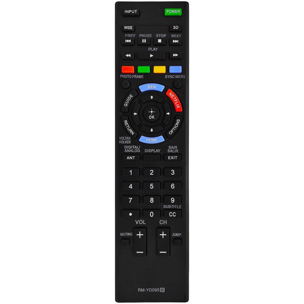 Controle Remoto P/ Tv Sony Bravia Rm-yd090 Rm-yd095 - Escorrega o Preço
