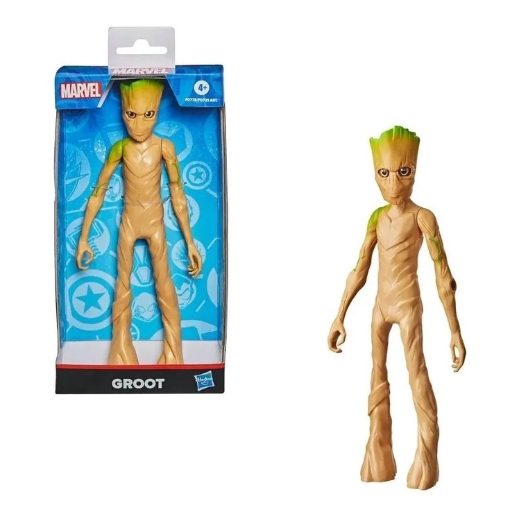 BONECO GROOT MARVEL OLYMPUS F0778 HASBRO | Shopee Brasil