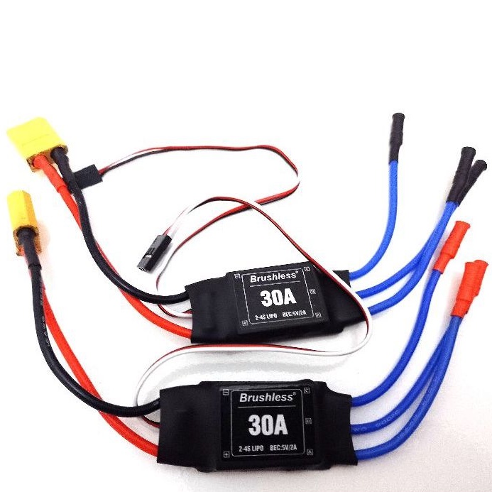 Esc Brushless 30a-Lipo 2s-4s Bec 5v-2a P/Aeromodelos e Drones Modelismo ...