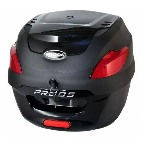 Bauleto Bau Para Bagageiro 41 Litros Proos - Preto Traseiro | Shopee Brasil