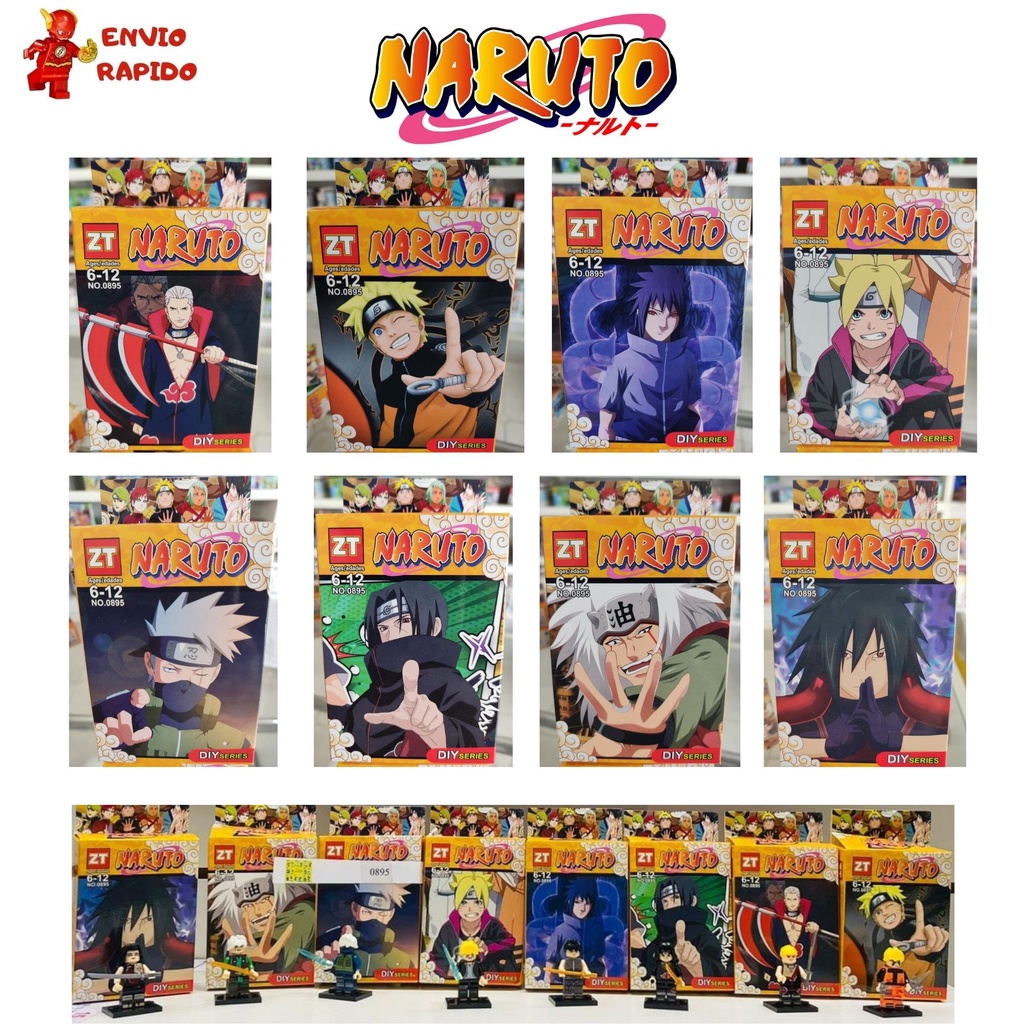 LEGO NARUTO Minifigures 25 Pack Unofficial Lego Build DIY, 46% OFF