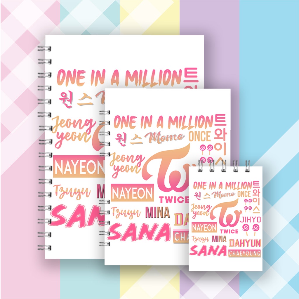 Twice Grupo Caderno Bullet Journal Bloco de Notas | Shopee Brasil