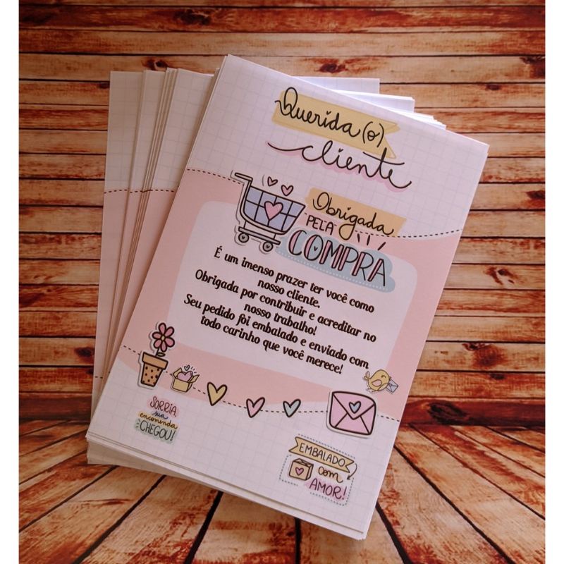 Flyer /panfleto /folheto /cartinha para o cliente/Personalizado 10x15cm ...