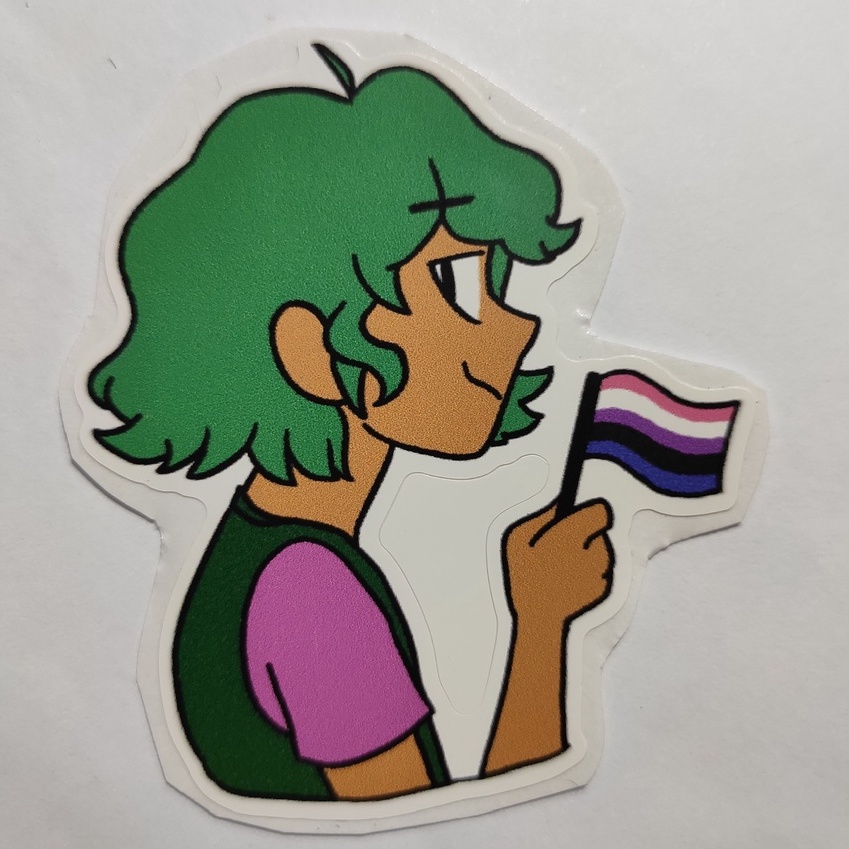 Adesivo Alex Fierro - Genderfluid Pride | Shopee Brasil