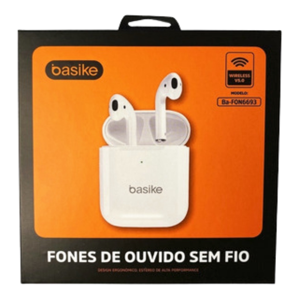 Fone Airpods Bluetooth Linha Premium Basike BaFON-6693 | Shopee Brasil