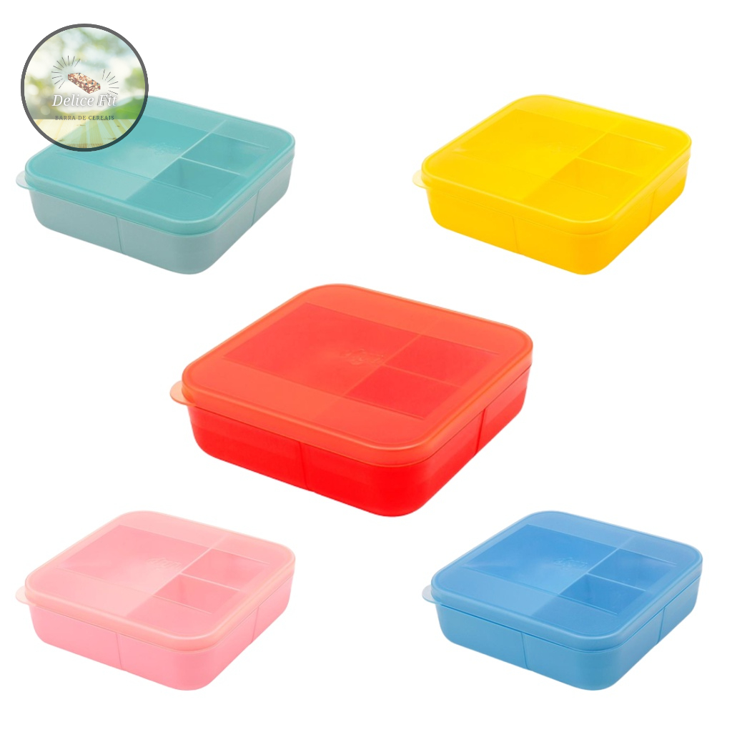 Pote Marmita Miami DUP 700ml Tupperware Pote Hermético - 5 Cores ...