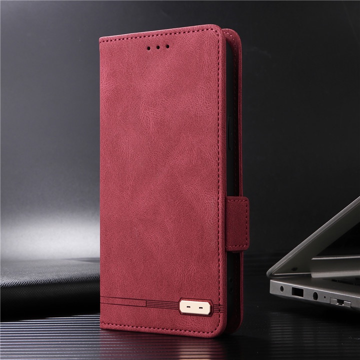 Capa Carteira De Couro Com Textura 2022 Para Xiaomi Redmi Note 11S 11 ...