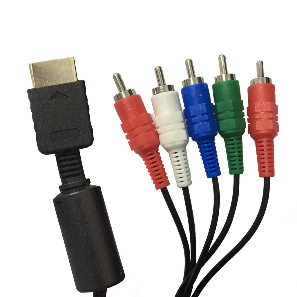 Cabo Video Componente Playstation PS1 PS2 PS3 | Shopee Brasil