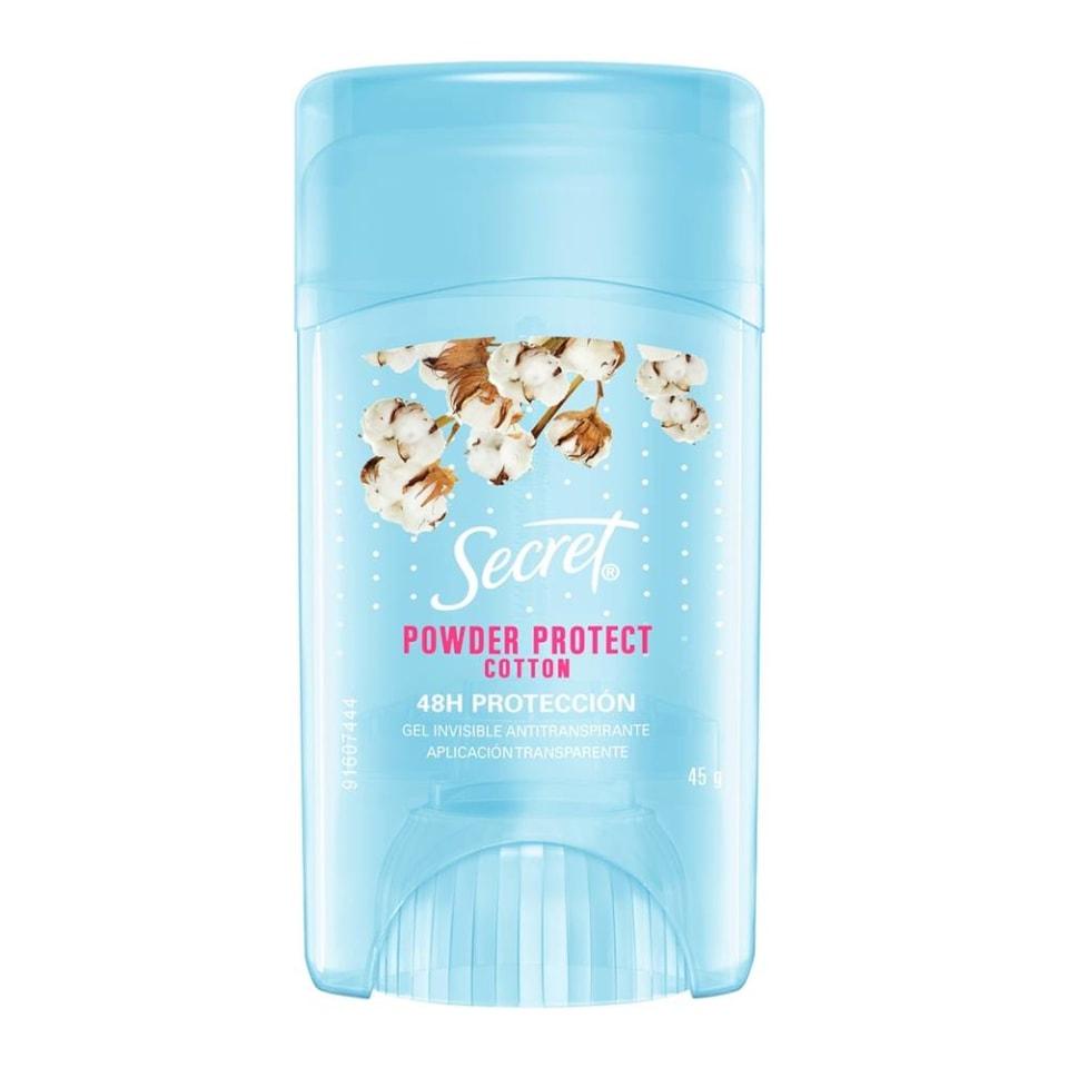 DESODORANTE SECRET GEL POWDER PROTECT COTTON 45G FRAGRÂNCIA SUAVE ...