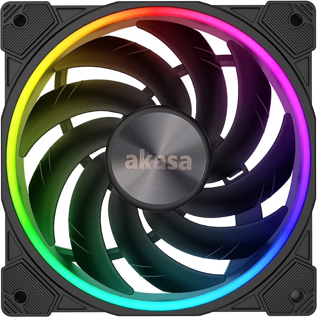 Cooler Fan ARGB 120mm PWM Premium PWM 5v Endereçável 2000RPM - AKASA ...