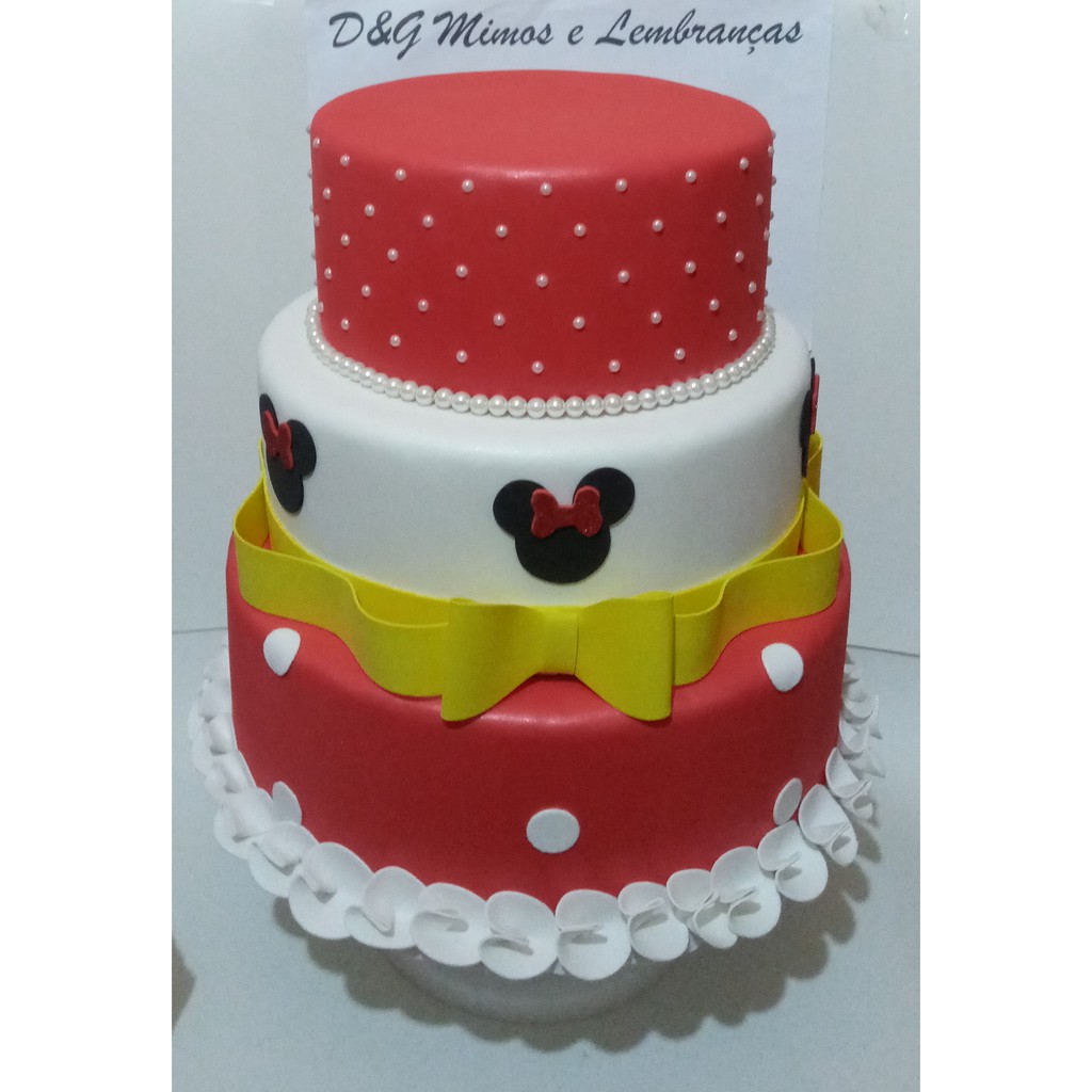 Bolo Fake em EVA Minnie | Shopee Brasil