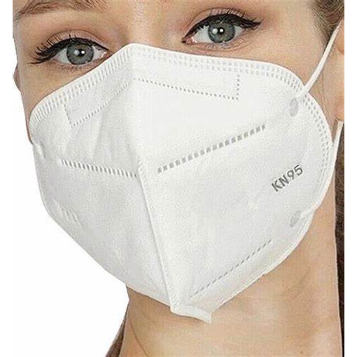 Máscara Facial KN95 Com Clip Nasal - Equivalente a N95 PFF2 | Shopee Brasil