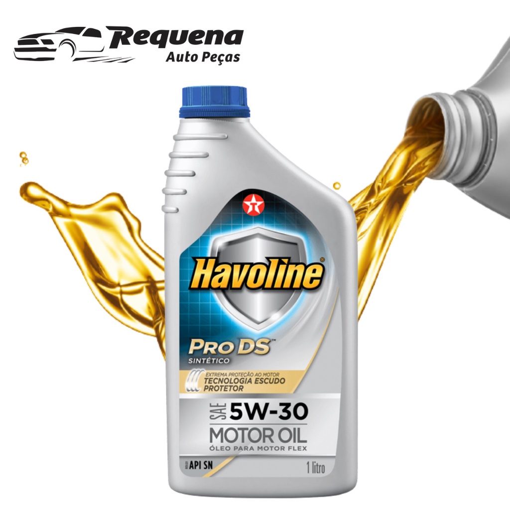 Óleo lubrificante de motor 5w30 Havoline sintético PRO DS SAE API SN ...
