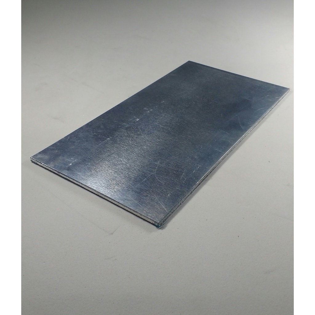 Chapa de alumínio lisa espessura 5mm (Meio centímetro) x 10cm x 30cm ...