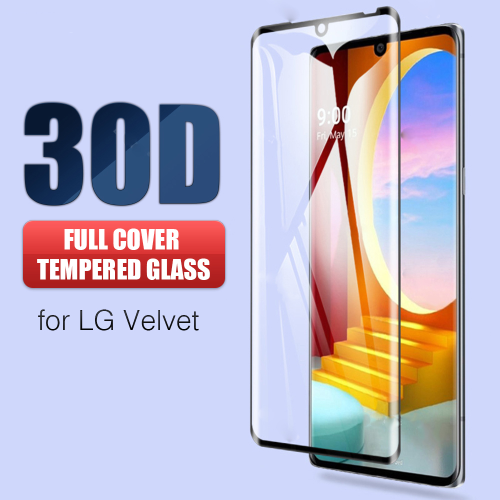 30D Curved Tempered Glass Screen 9H Clear Protector Film Full Cover ...