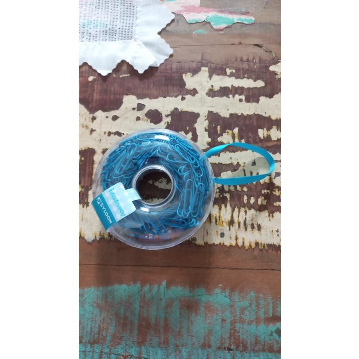 Clips azul na embalagem 200 unidades | Shopee Brasil