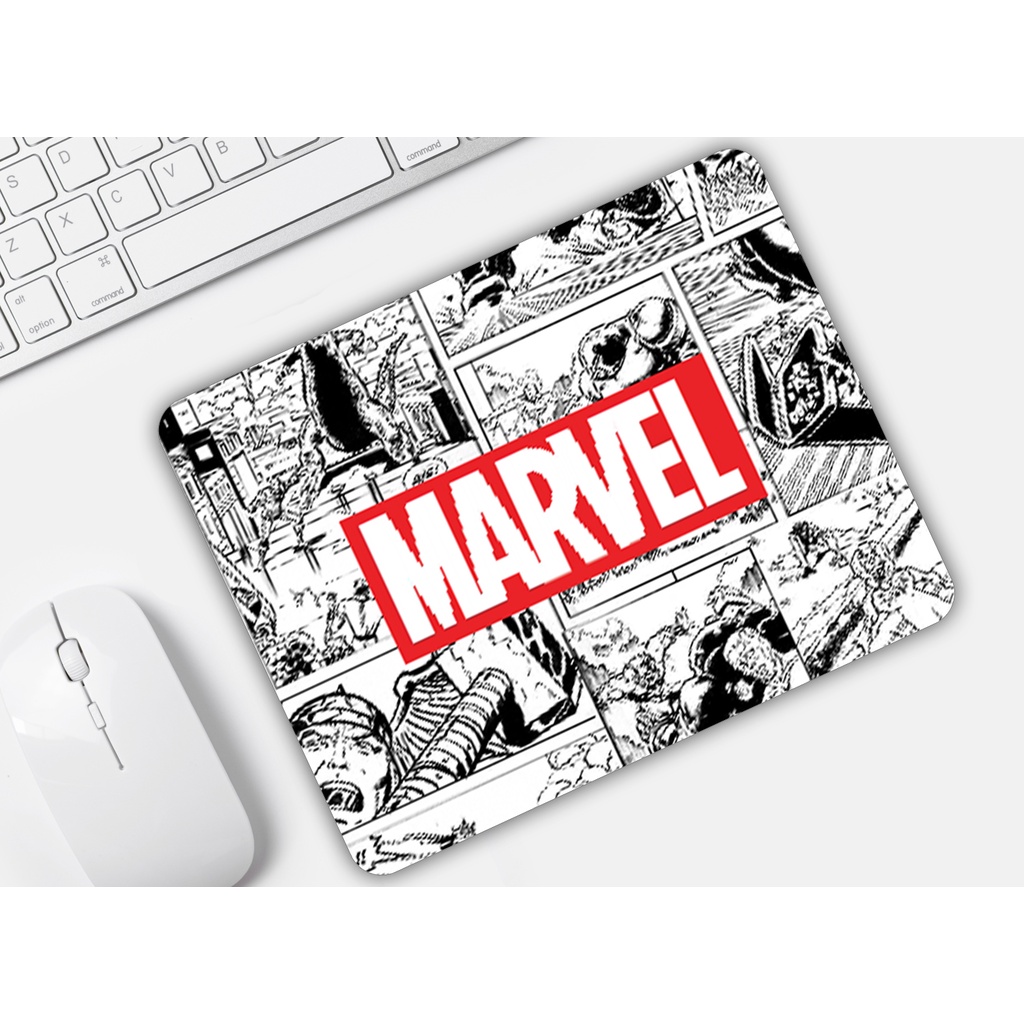 Mouse Pad Marvel Heróis Quadrinhos | Shopee Brasil