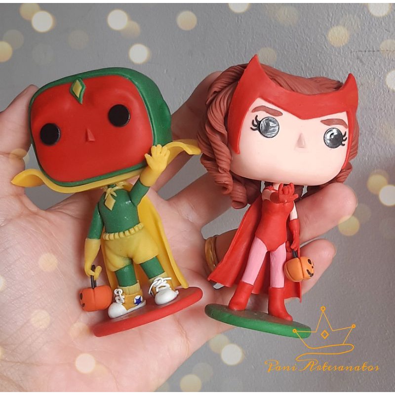 Funko pop Wanda and Vision | Shopee Brasil