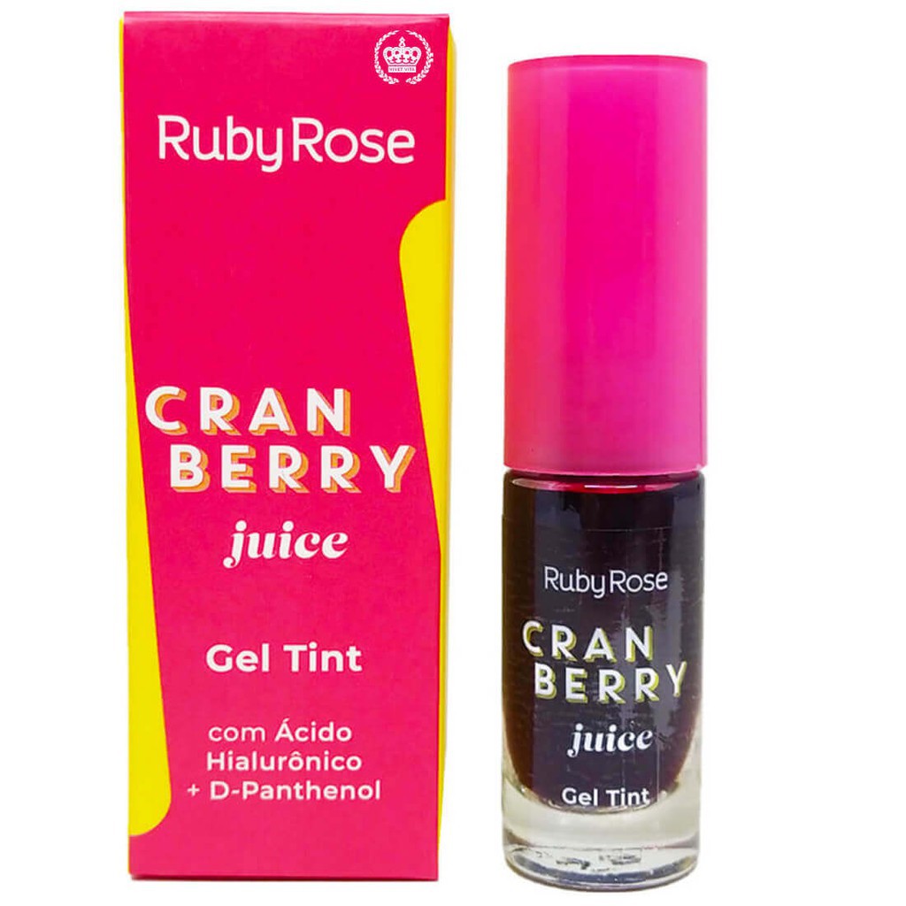 LIP TINT Gel Tint Cran Berry Juice Ruby Rose Hb-556 5,5ML | Shopee Brasil