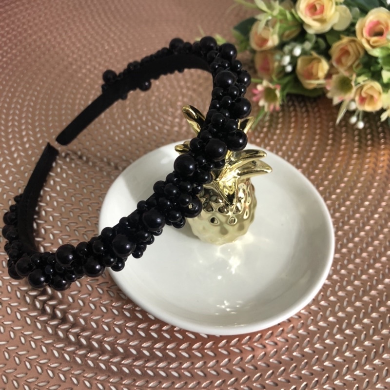 Arco bordado luxo - All black - Cris Albuque | Shopee Brasil