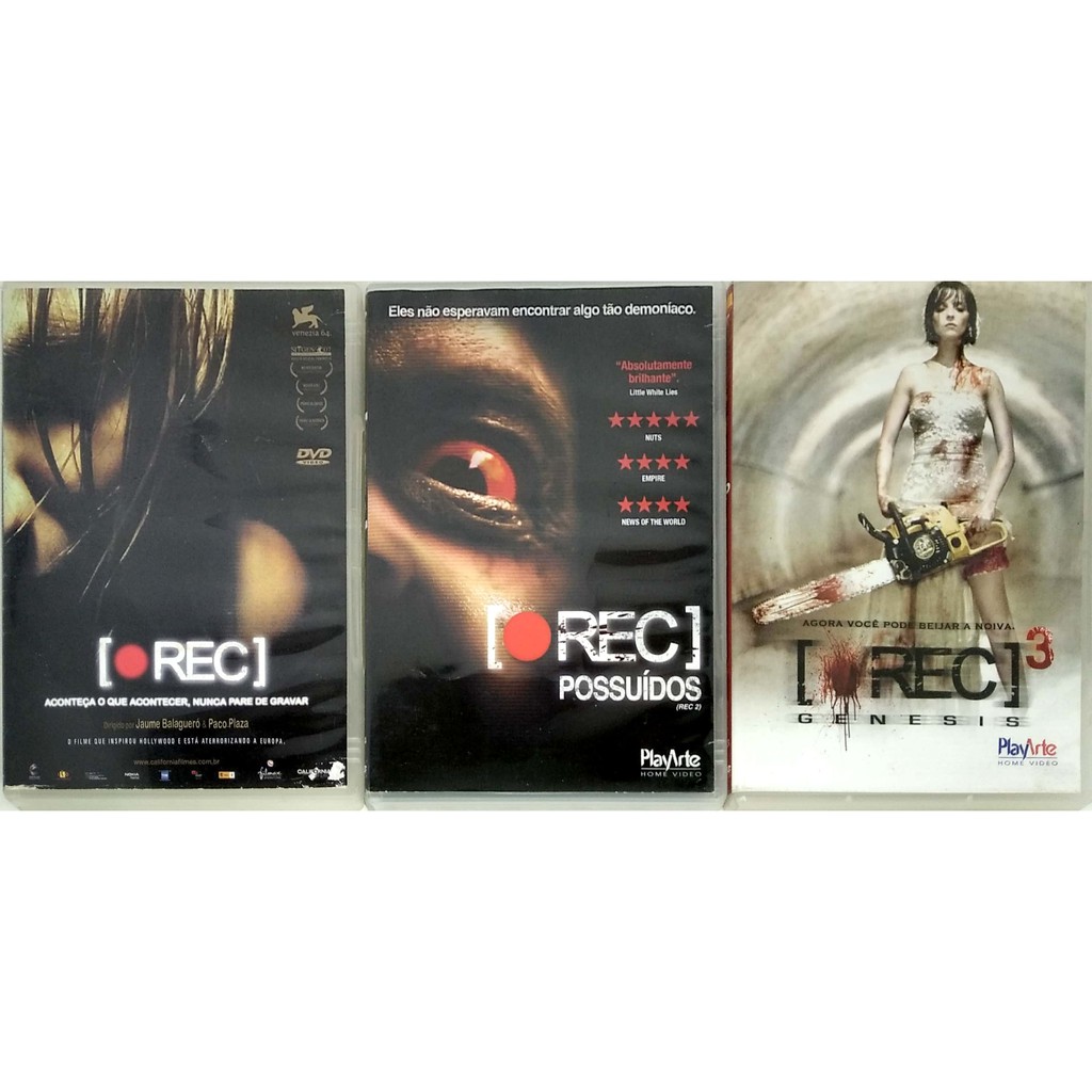 DVD - REC 1,2 E 3 - ORIGINAL | Shopee Brasil