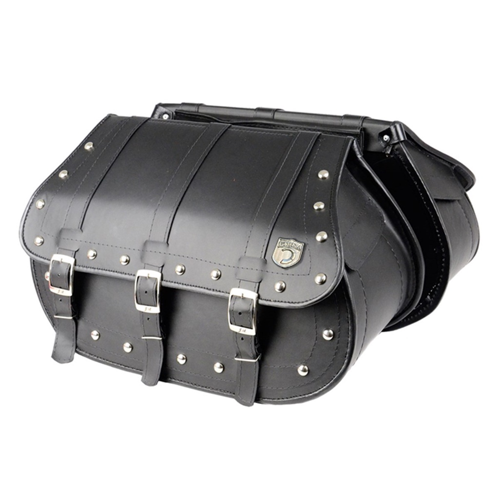 Alforge Bolsa Lateral Moto Custom 40l Cravos Tondin Forza | Shopee Brasil