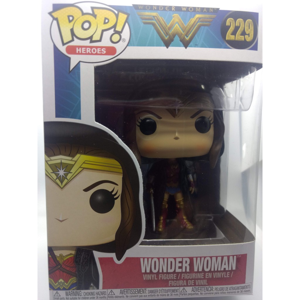 Funko Pop Boneco Wonder Woman #229 Mulher Maravilha | Shopee Brasil