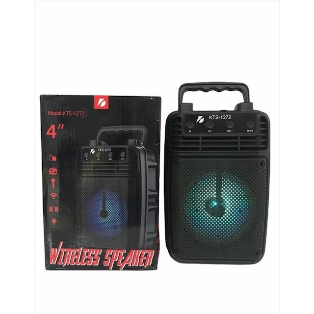 Caixa de Som Bluetooth 4” KTS-1272 entrada Microfone | Shopee Brasil