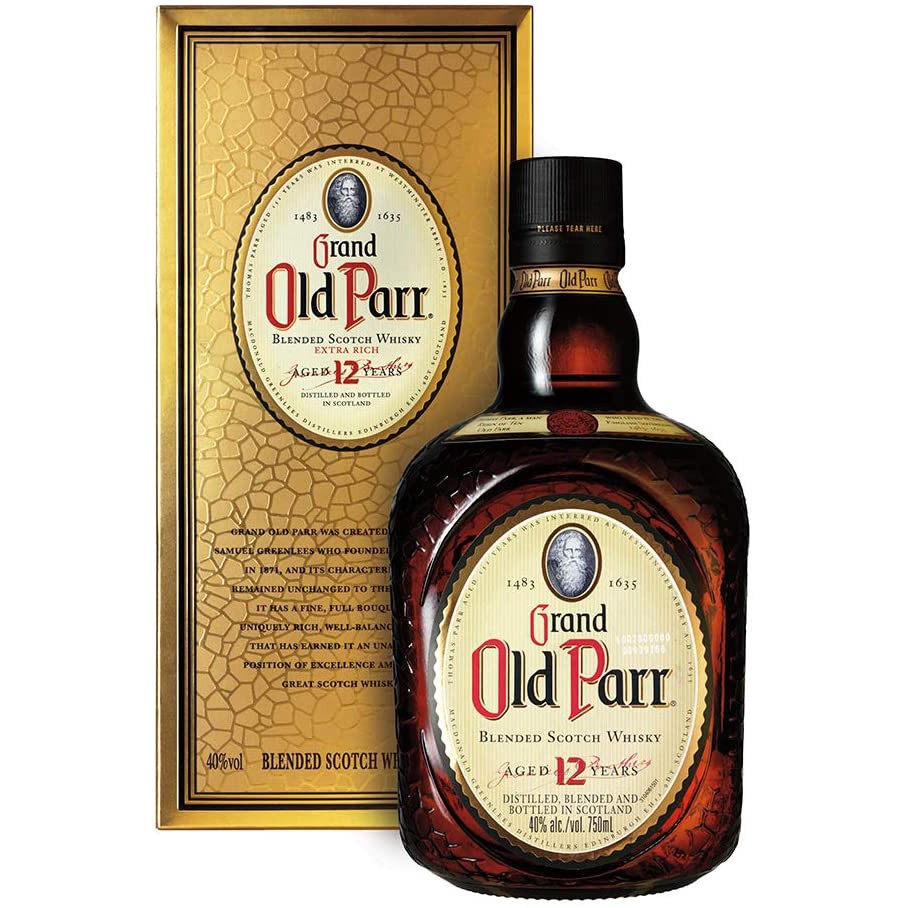 Whisky Grand Old Parr 12 anos 1L | Shopee Brasil