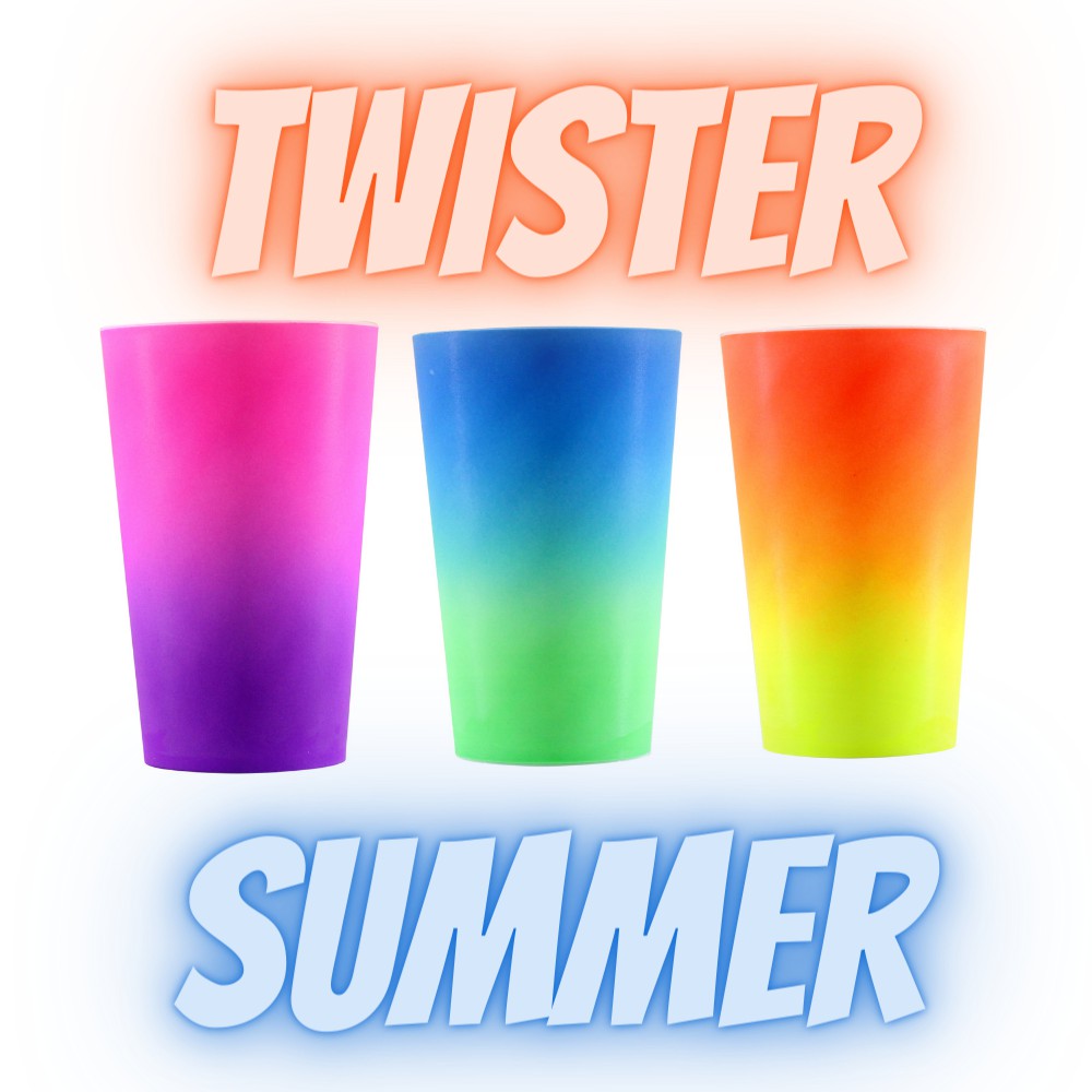 Copo Twister 400 Ml 10 Unidades Summer Varias Cores Escolha a Sua ...
