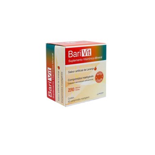 Barivit 60Comprimidos Mastigavel Sabor Laranja | Shopee Brasil