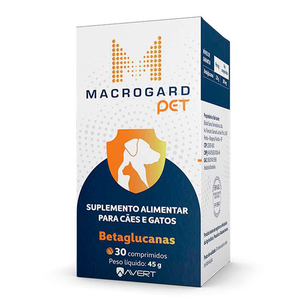Suplemento Macrogard Pet Avert 30 Comp | Shopee Brasil